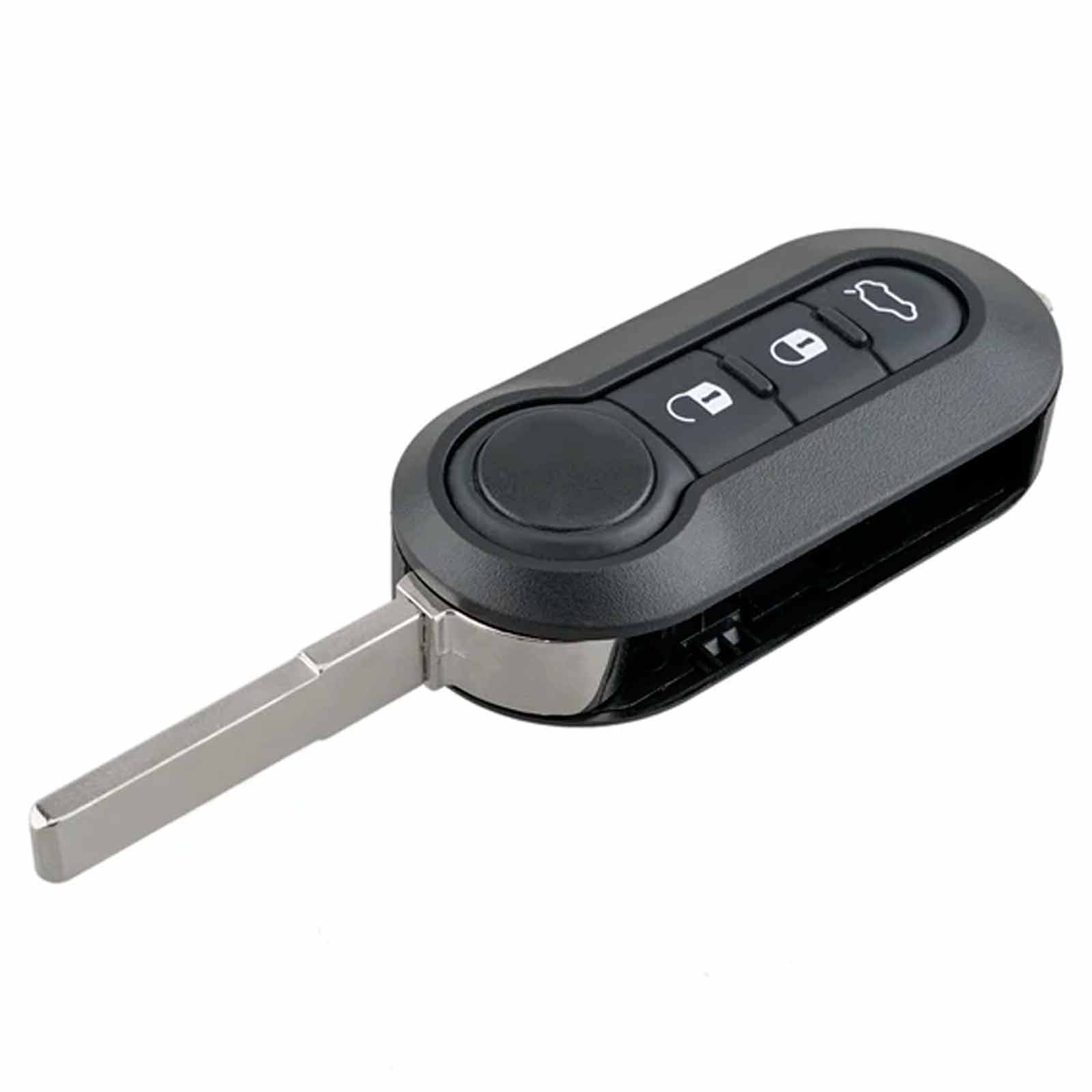 Peugeot Boxer 3 Button Remote Flip Key Case SIP22CRS8 - Keymoon - Keymoon