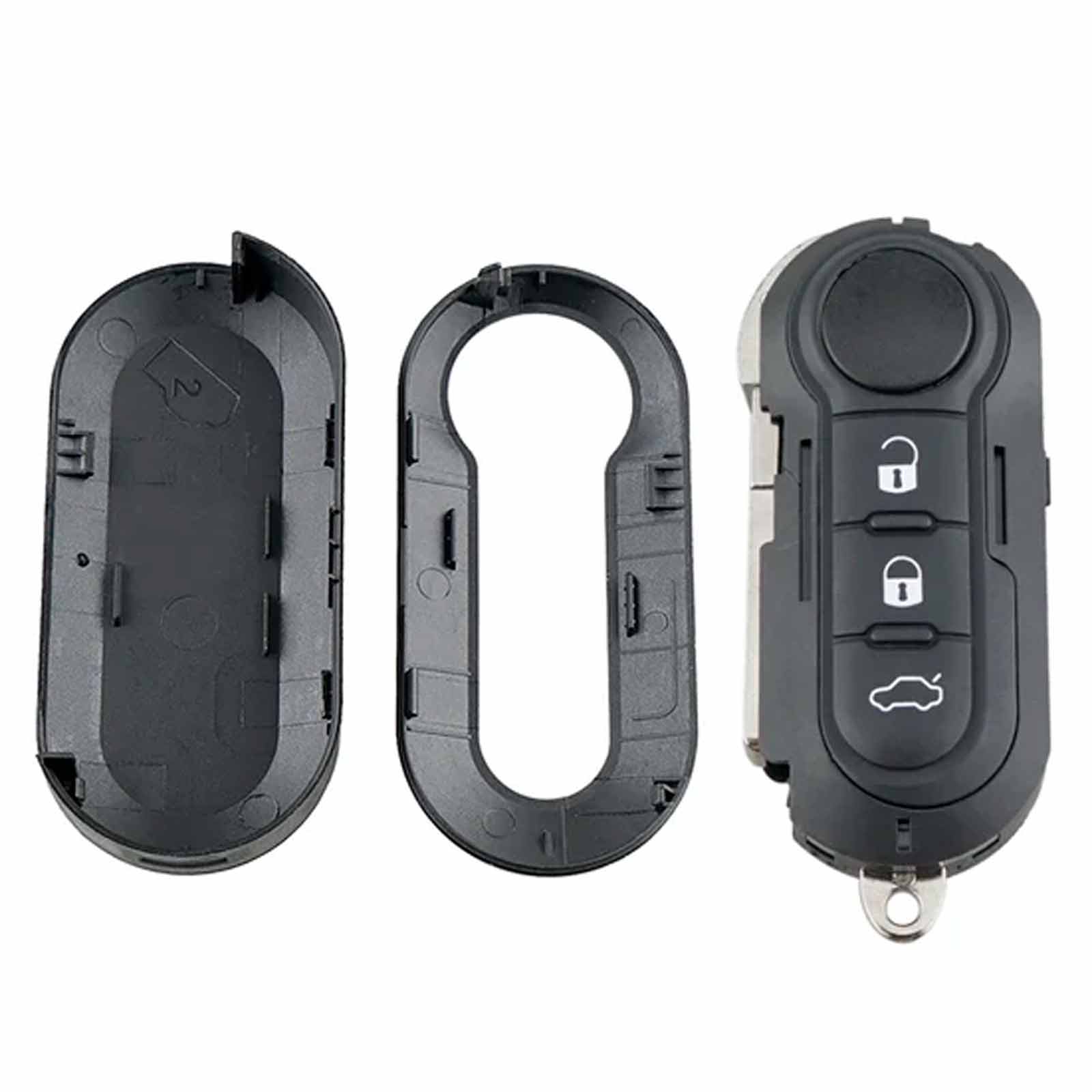 Peugeot Boxer 3 Button Remote Flip Key Case SIP22CRS8 - Keymoon - Keymoon